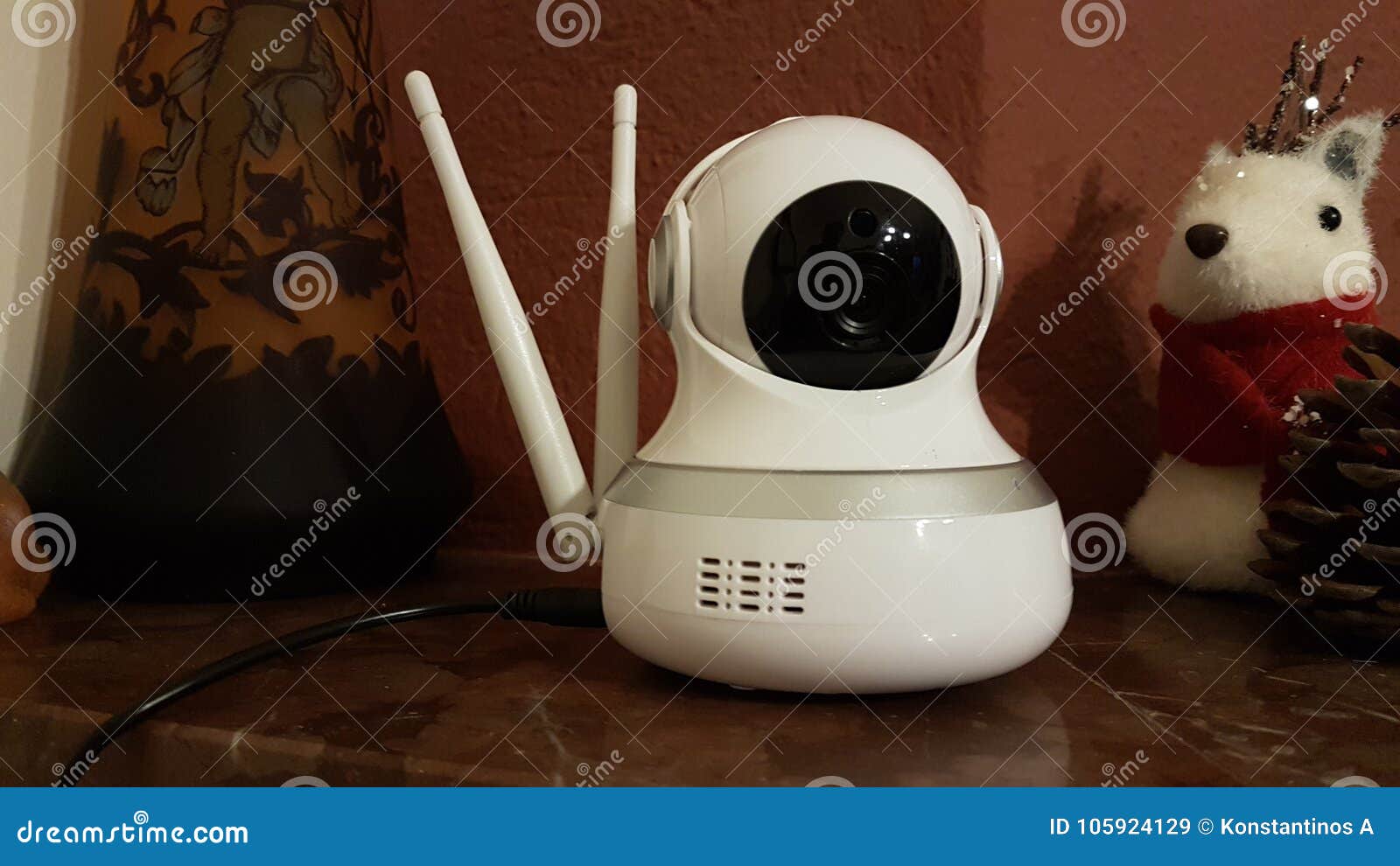 Camera Wifi Remote for Safety and Distance Stock Image - Image of ...