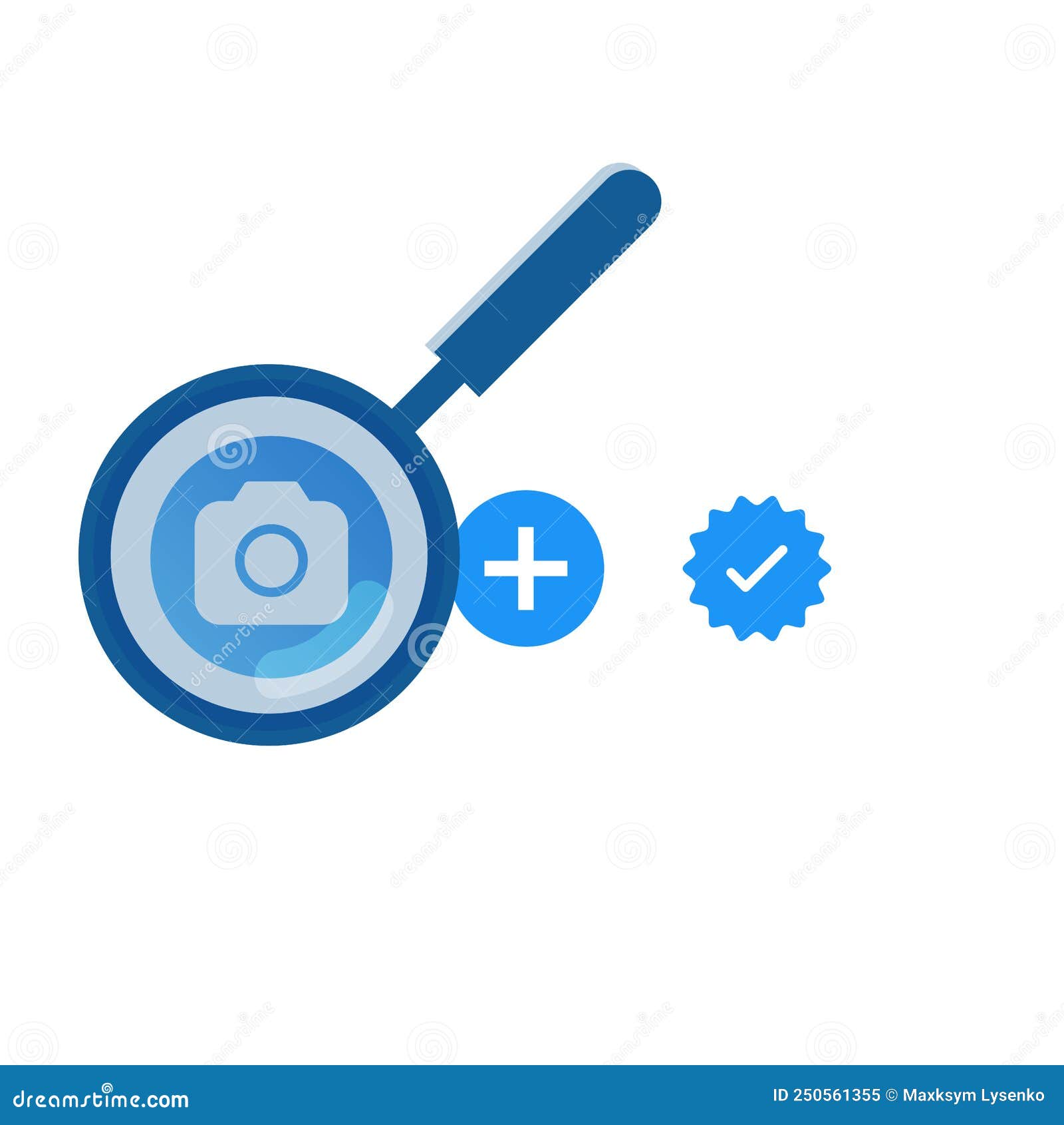 Camera Zoom. Choice between the Three Stock Vector - Illustration of ...