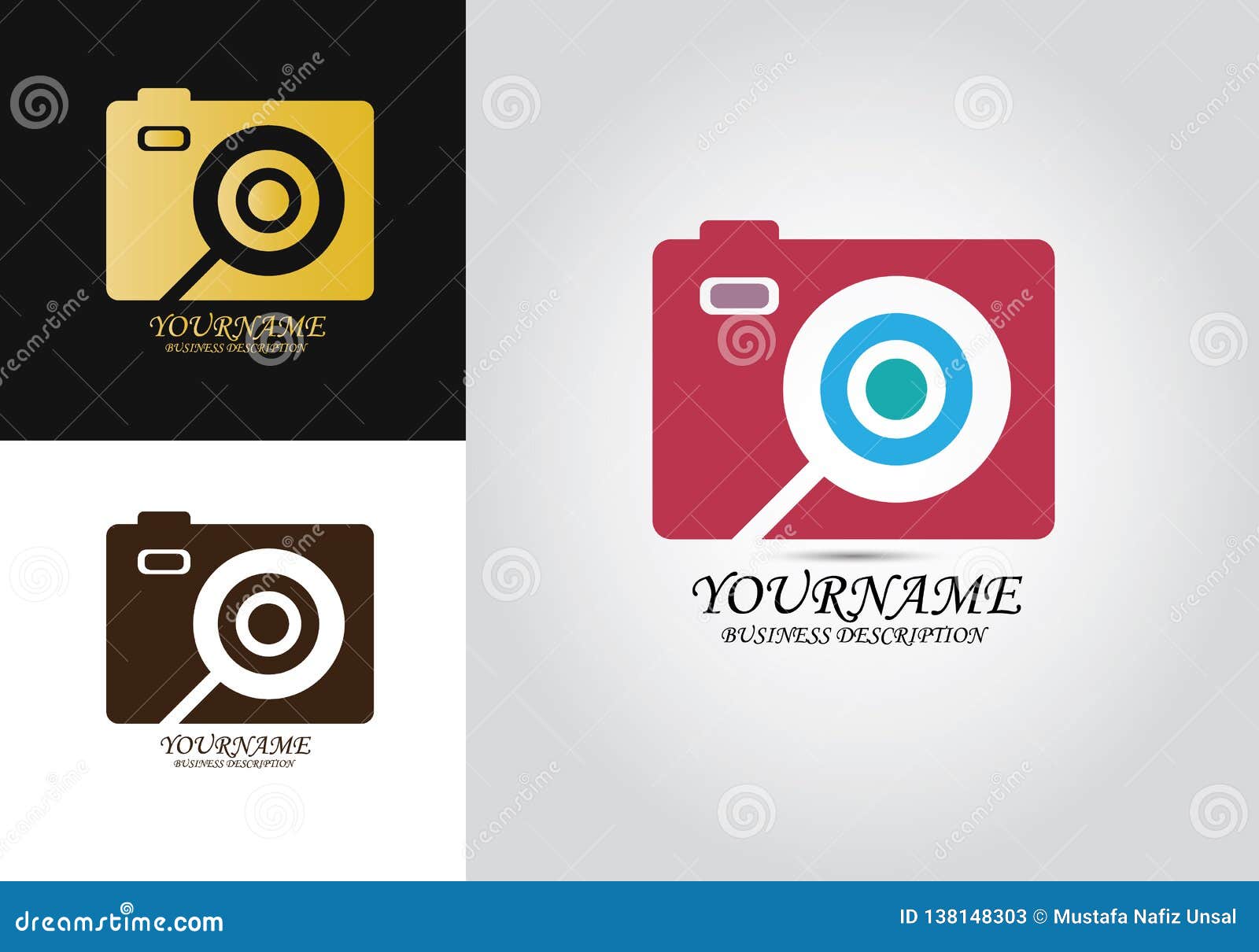 Camera Zoom Design Logo stock illustration. Illustration of logotype ...