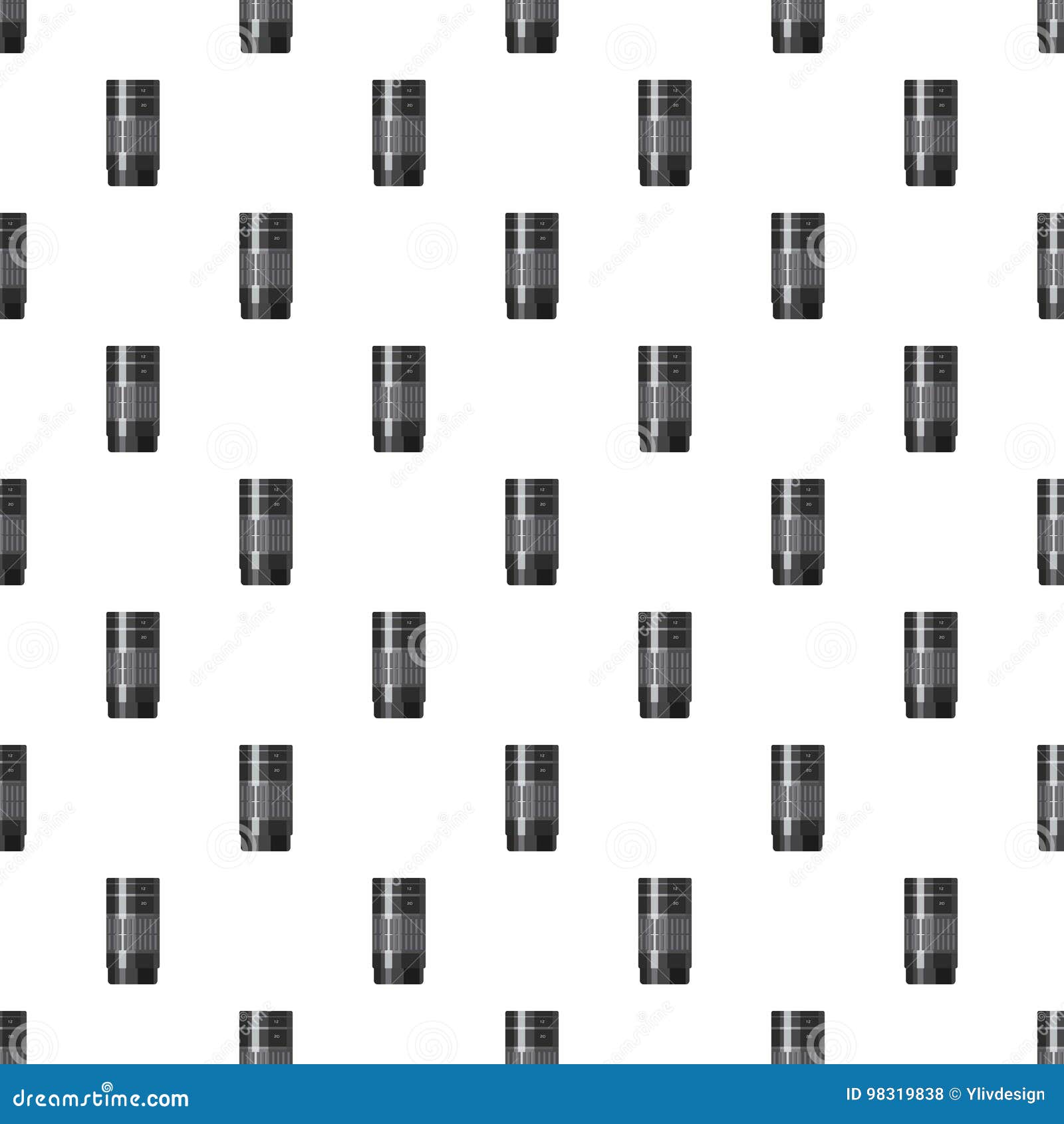 Camera zoom lens pattern stock vector. Illustration of photographer ...