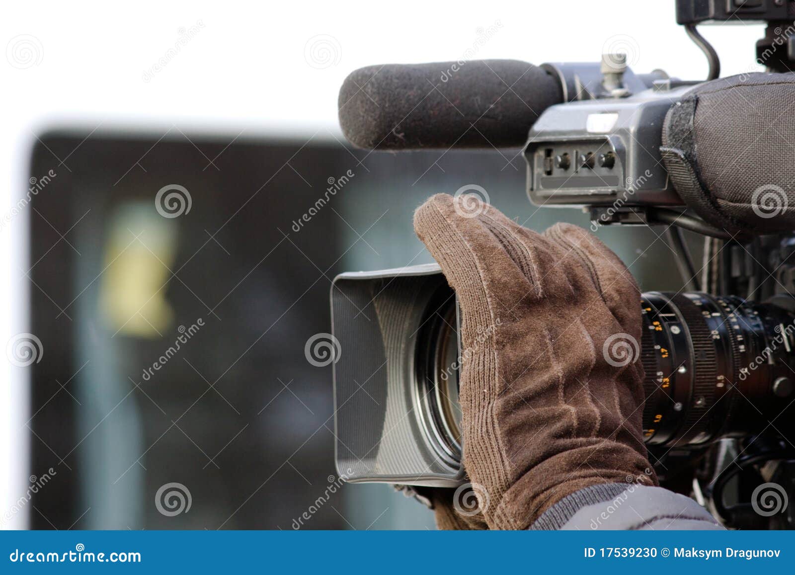Cameraman stock photo. Image of newsmaker, video, shooting - 17539230