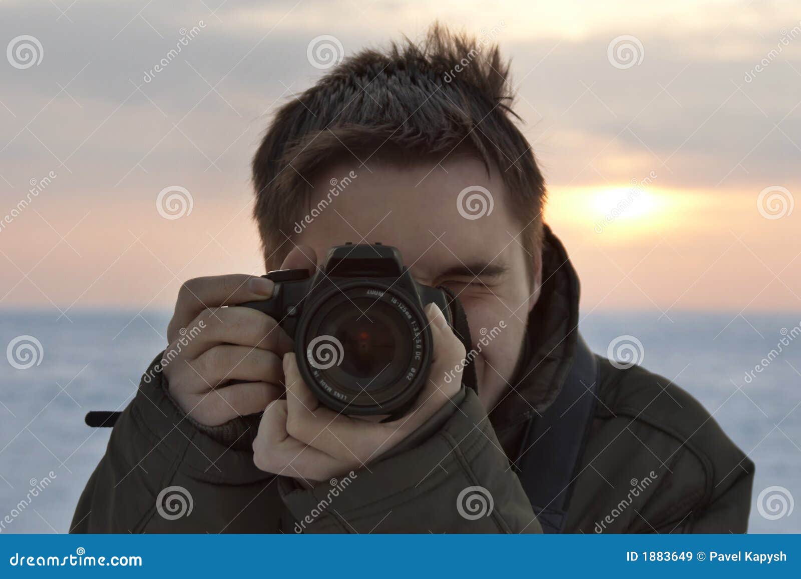 Cameraman stock image. Image of gadget, making, journalist - 1883649