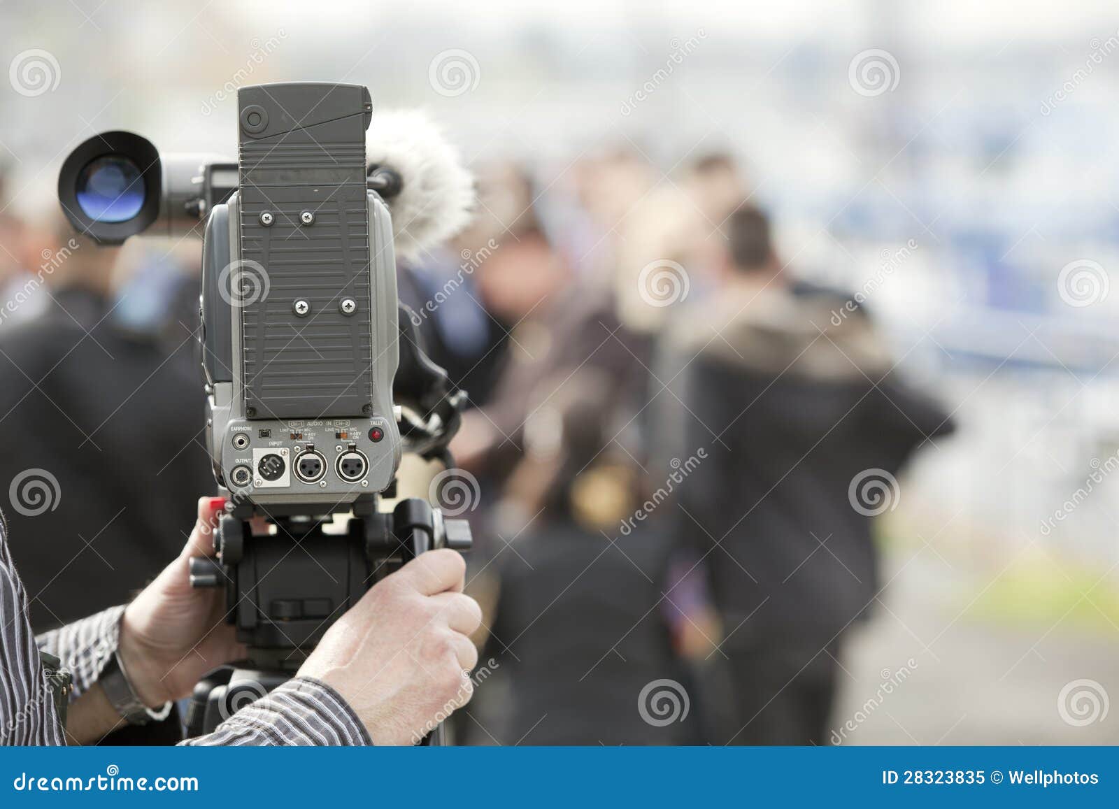 Cameraman stock image. Image of broadcast, equipment - 28323835