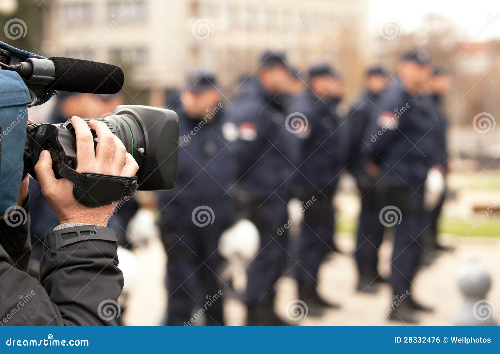 Cameraman stock foto. Image of technologie, werk, camera - 28332476