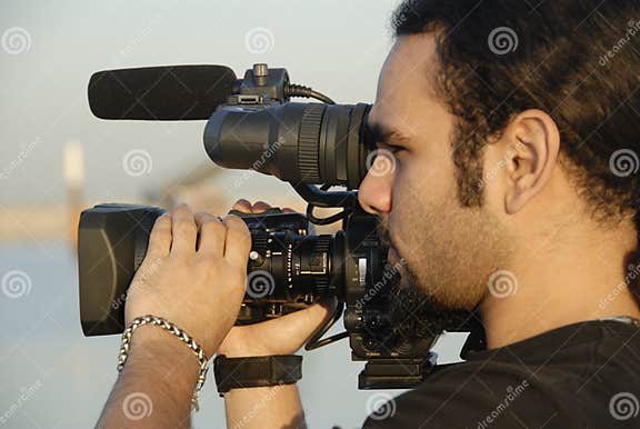 Cameraman stock photo. Image of camera, director, live - 3504210
