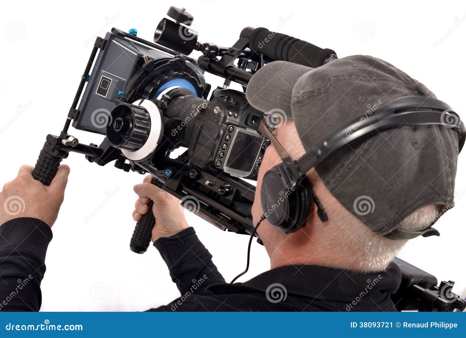 Cameraman stock image. Image of technician, mature, cameraman - 38093721