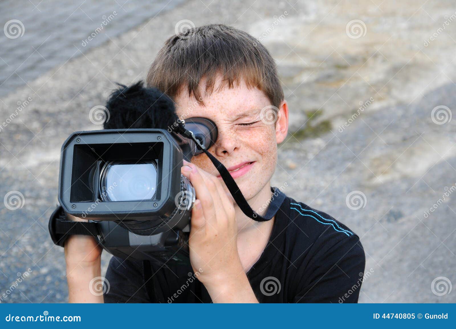 Cameraman stock afbeelding. Image of geluk, camera, cameraman - 44740805