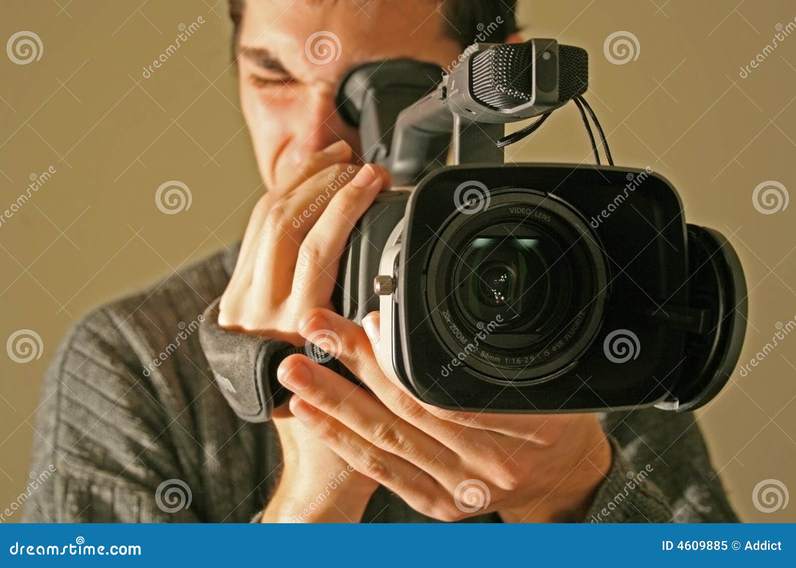 Cameraman stock image. Image of shot, digital, concentrate - 4609885