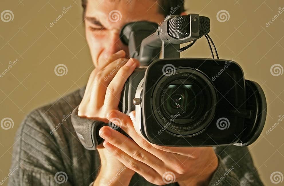 Cameraman stock image. Image of shot, digital, concentrate - 4609885