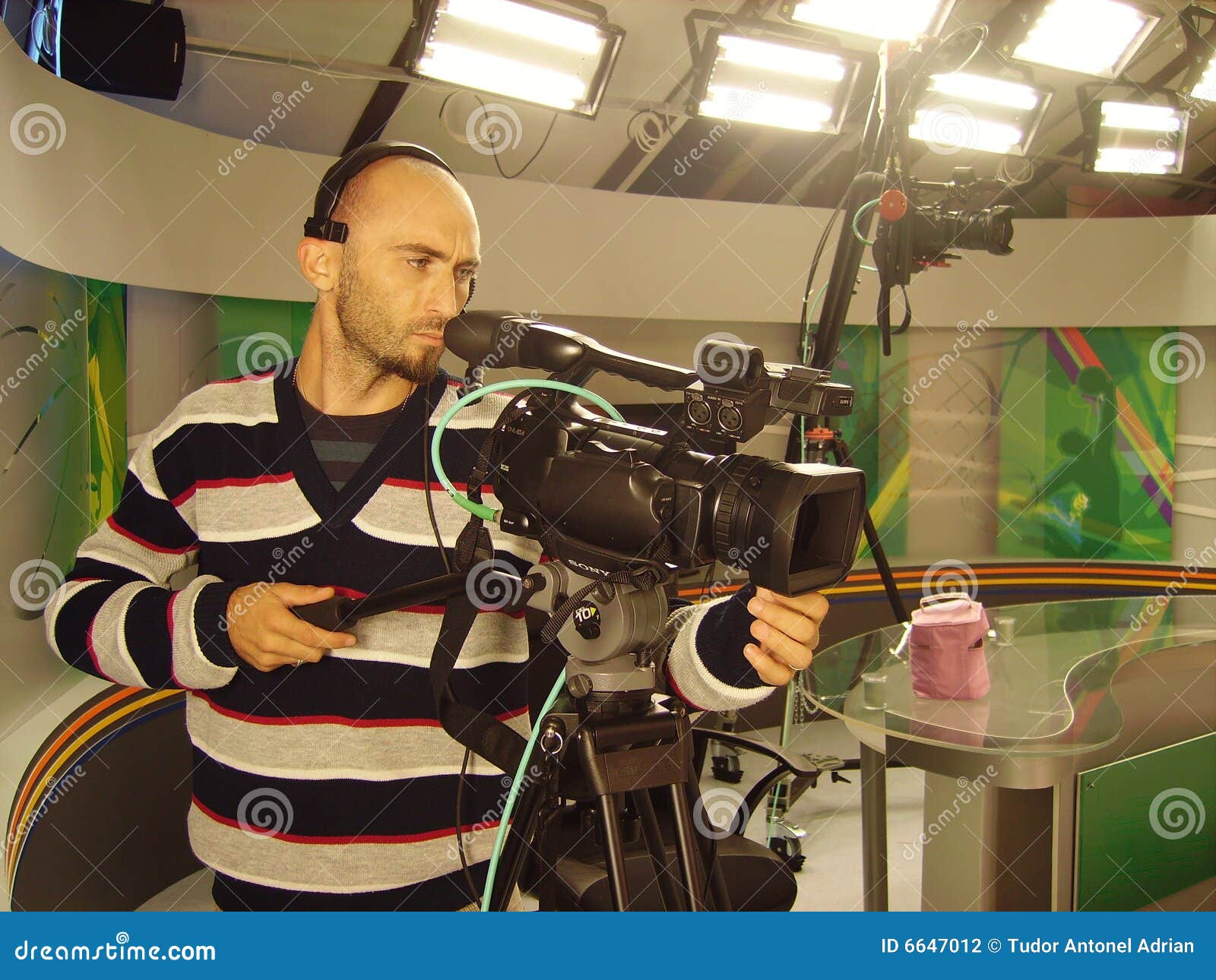 Cameraman stock photo. Image of betacam, footage, life - 6647012