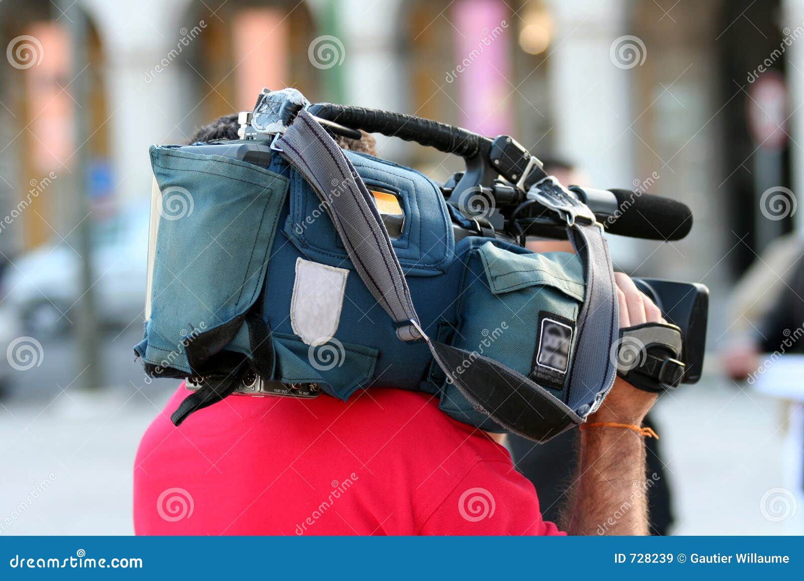Cameraman stock image. Image of camera, movie, film, outside - 728239