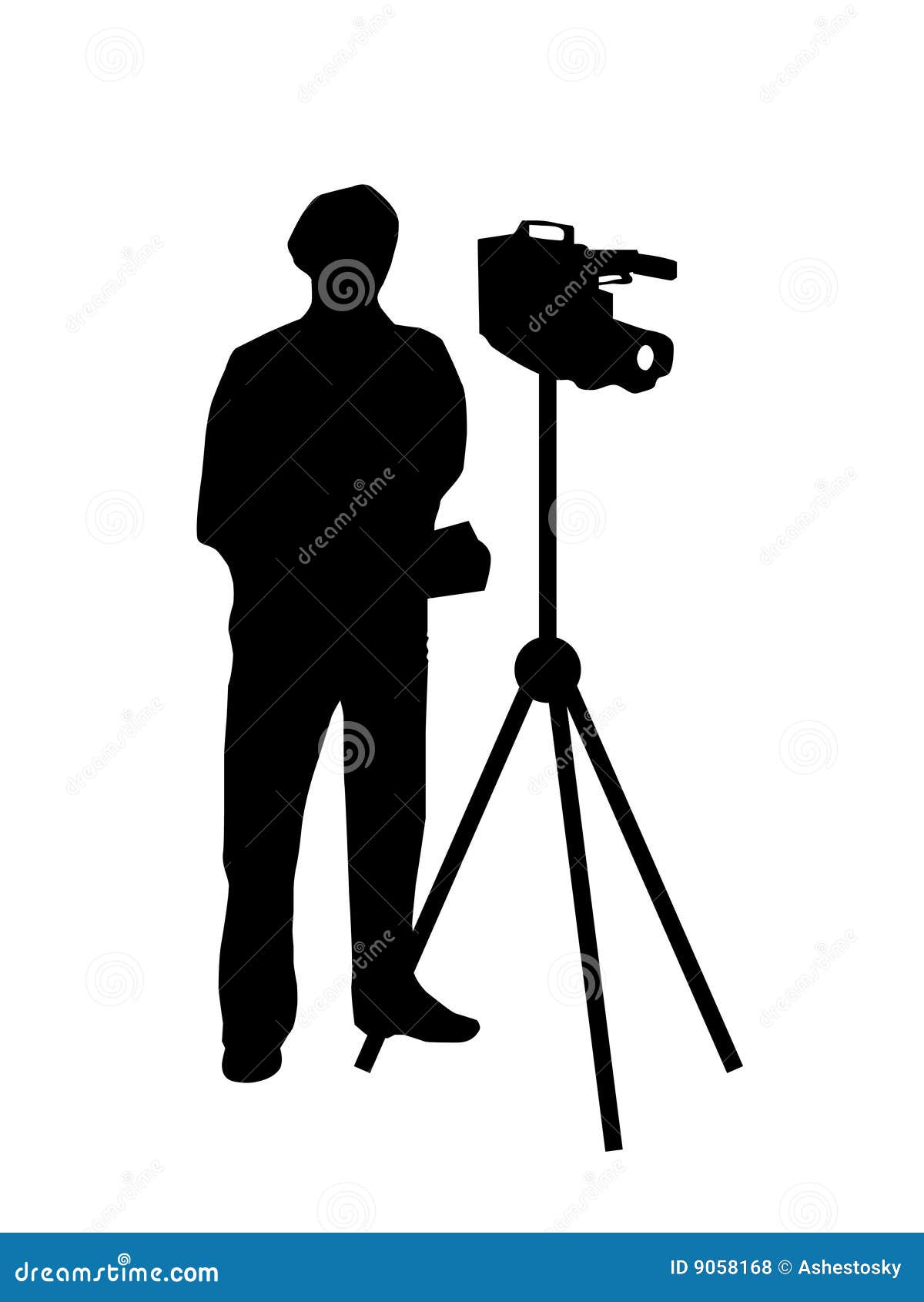 Cameraman Vector Illustration | CartoonDealer.com #30853020