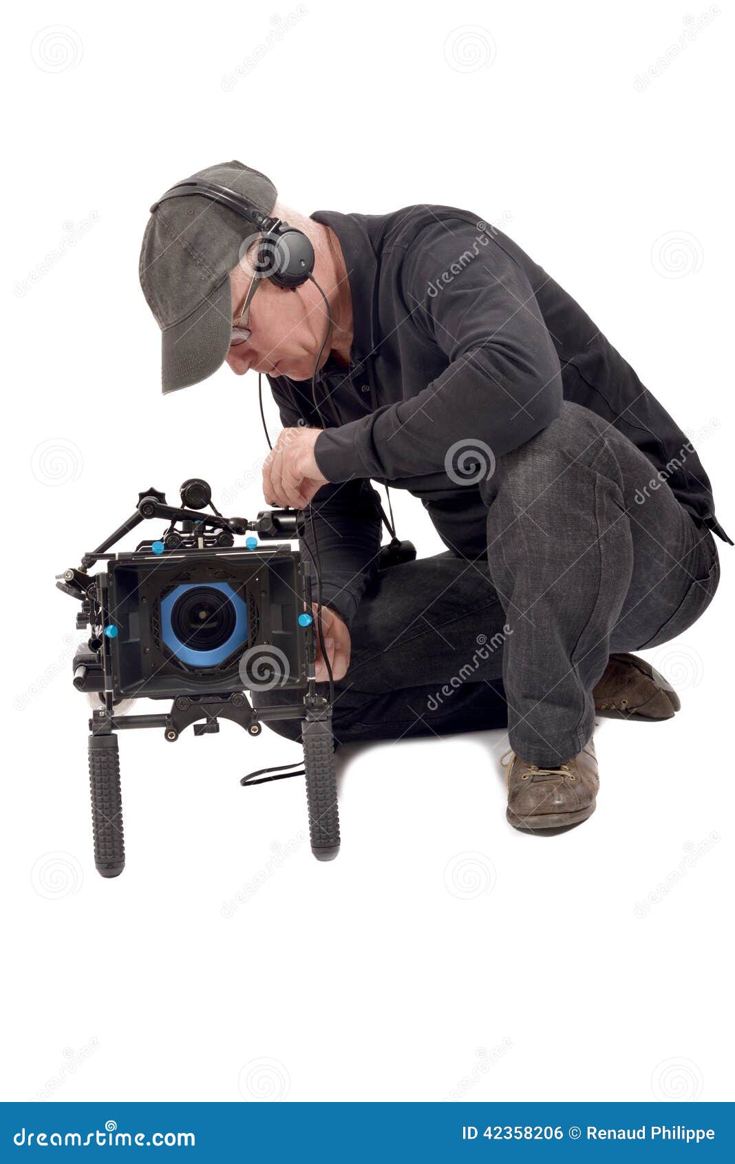 Cameraman stock photo. Image of cinema, male, video, champion - 42358206