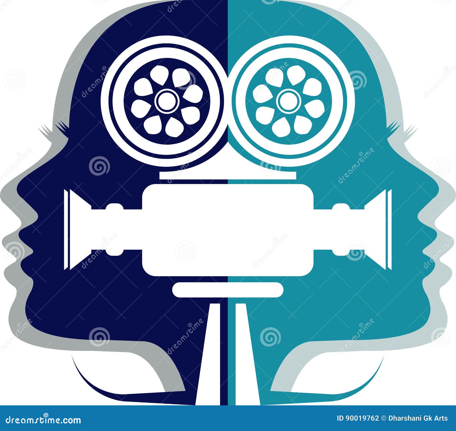 Cameraman icon stock vector. Illustration of business - 90019762