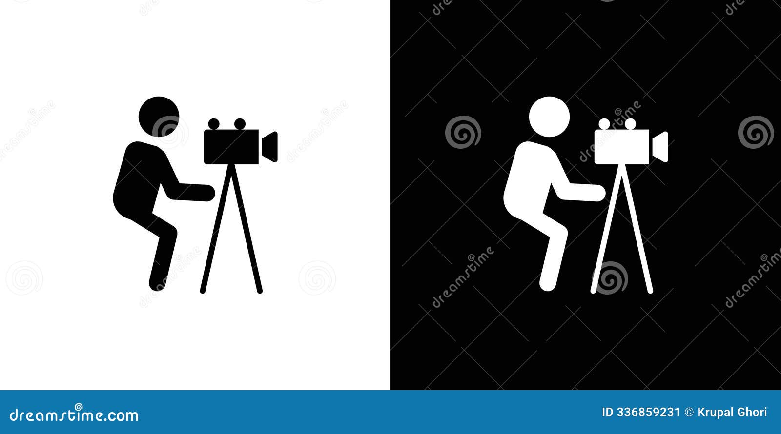Cameraman Logo Cartoon Vector | CartoonDealer.com #89585349