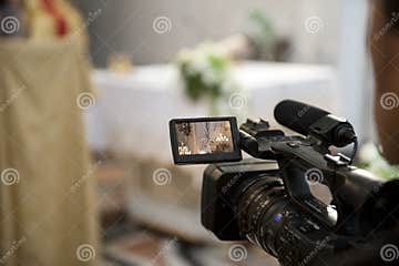 Cameraman and marriage stock image. Image of couple, male - 15195031