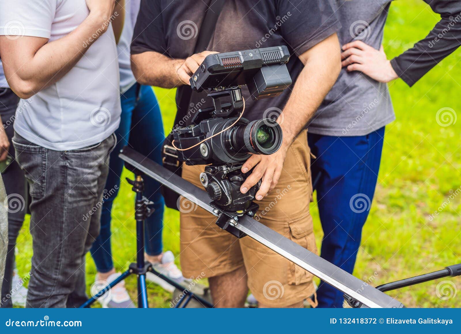 Digital Video Camera Gimbal Stabilization. DSLR Videography Equipment ...