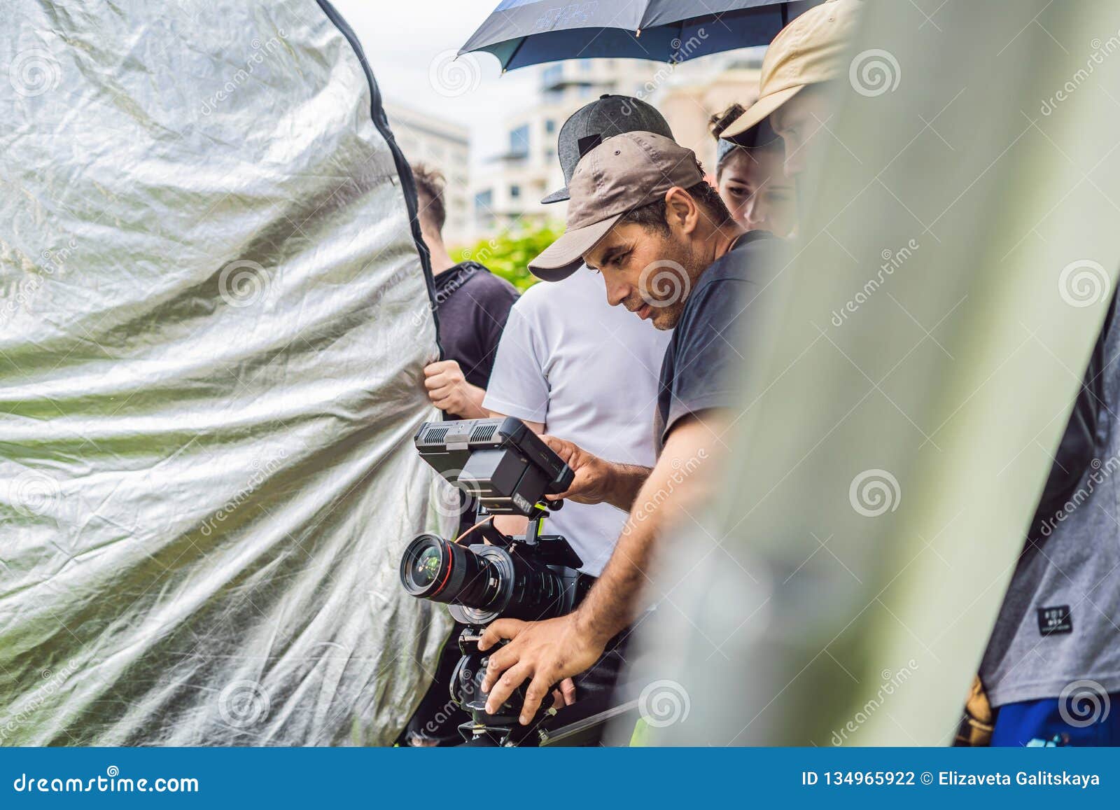 Digital Video Camera Gimbal Stabilization. DSLR Videography Equipment ...