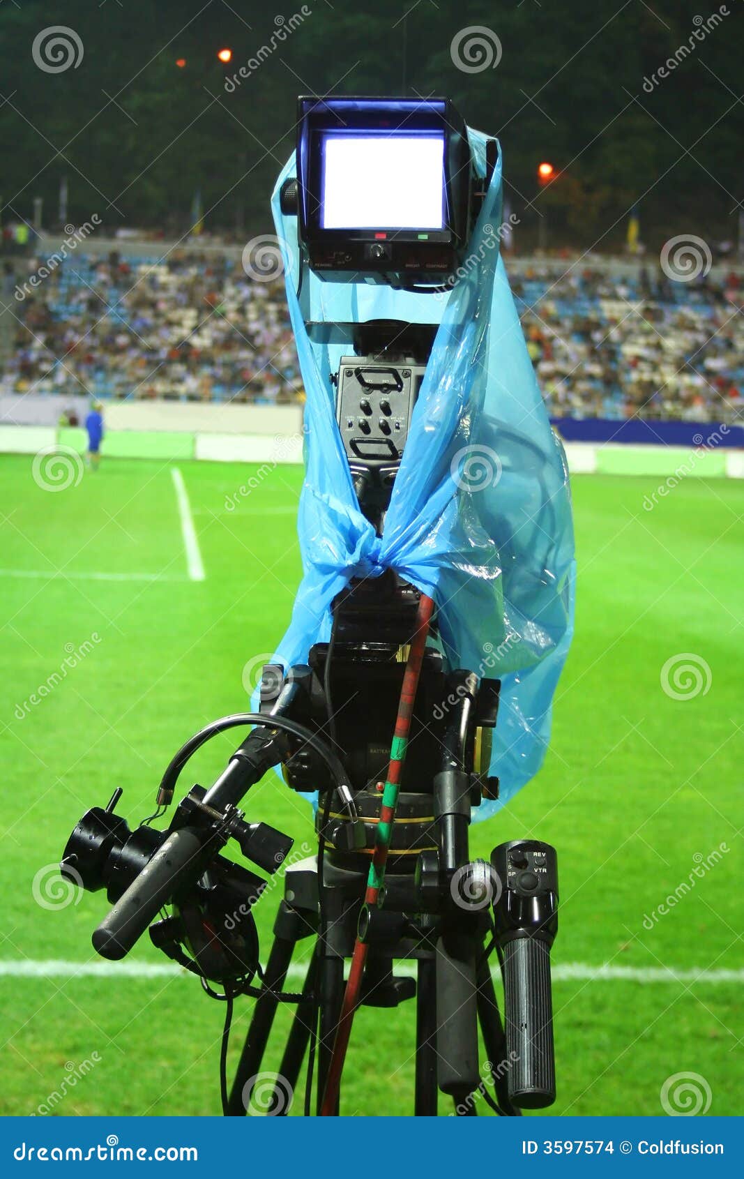 Cameraman on the stadium stock photo. Image of championship - 3597574