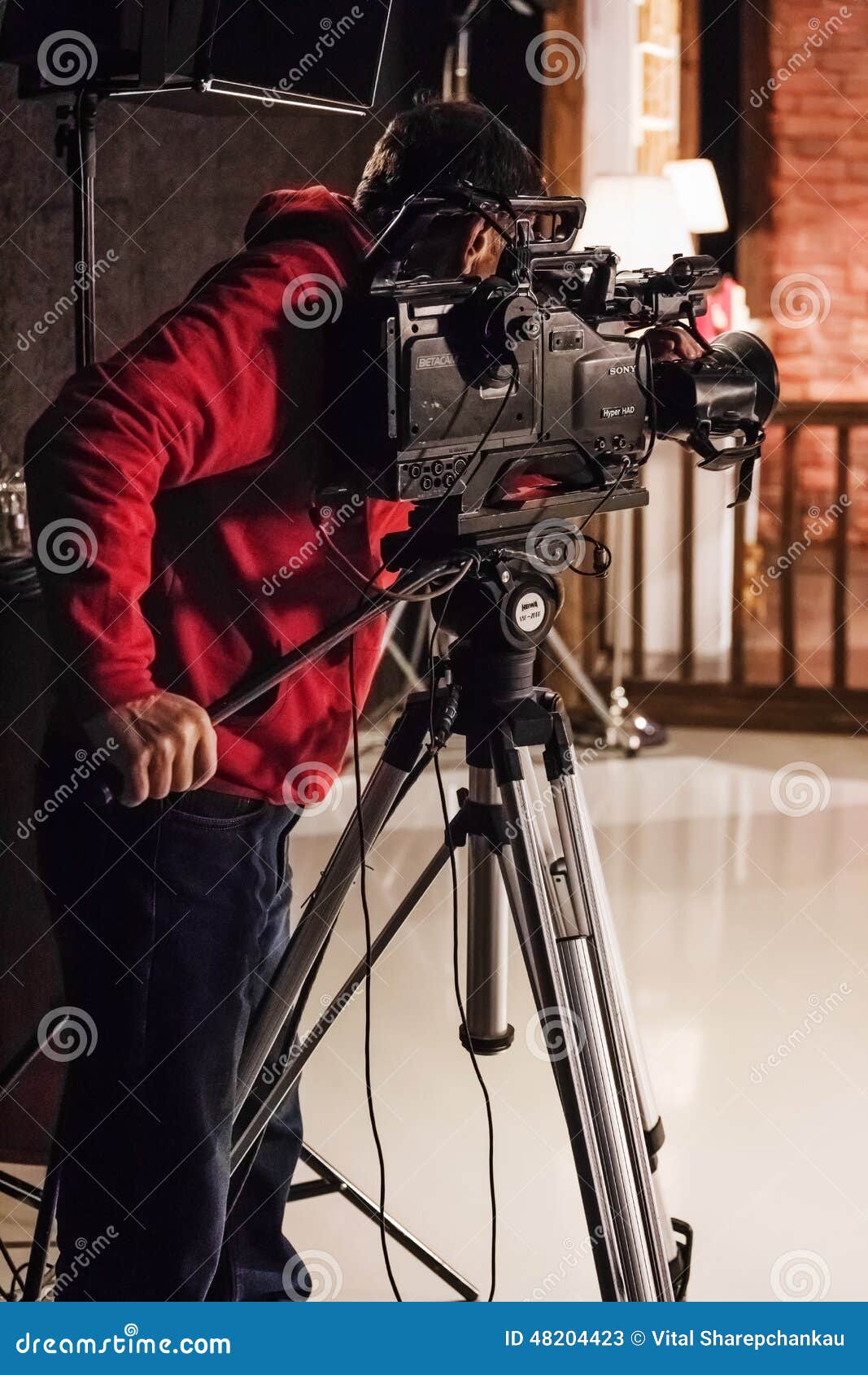 Cameraman. editorial stock photo. Image of camera, artistic - 48204423