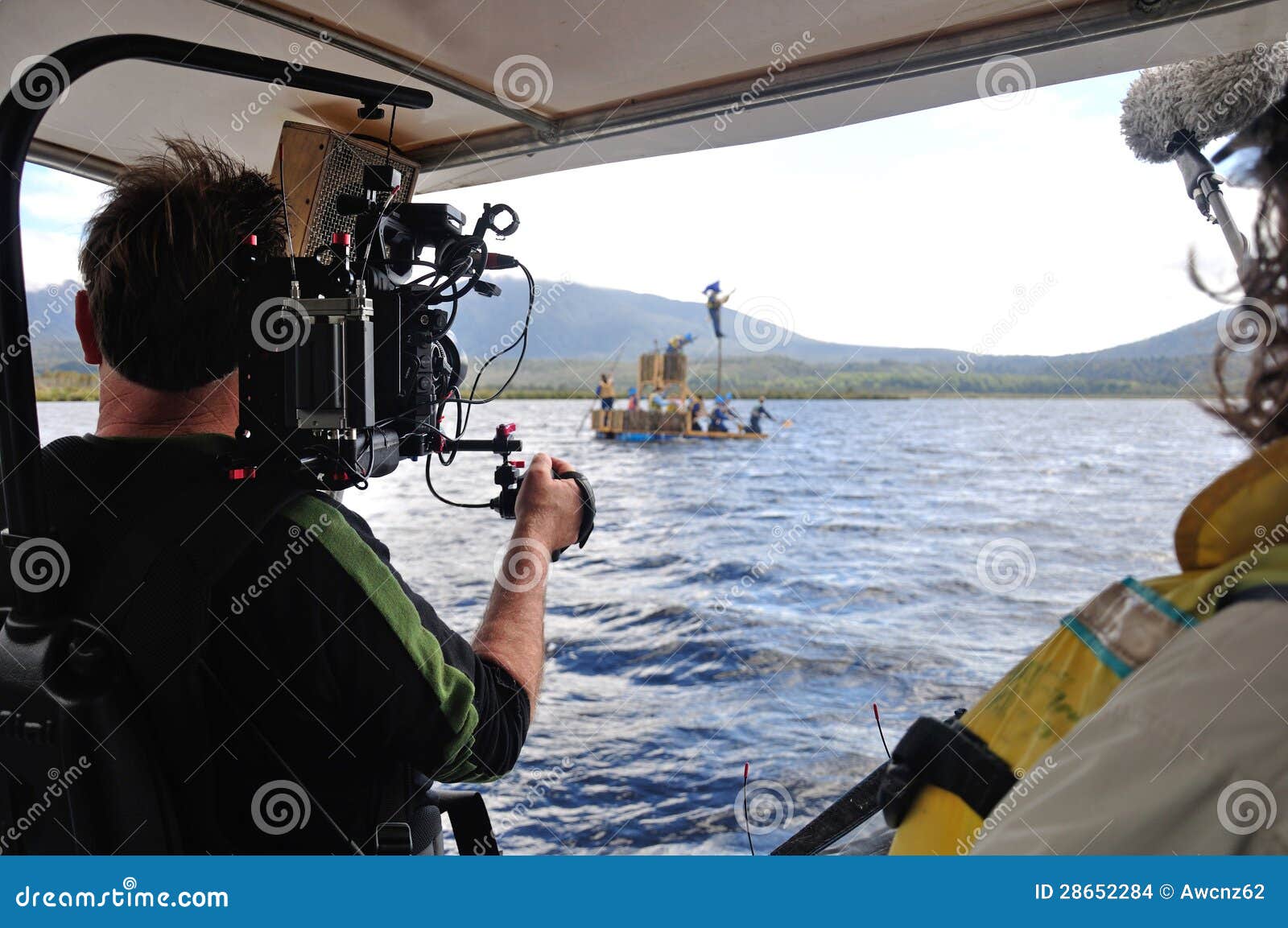 Cameraman at work stock photo. Image of making, documentaries - 28652284