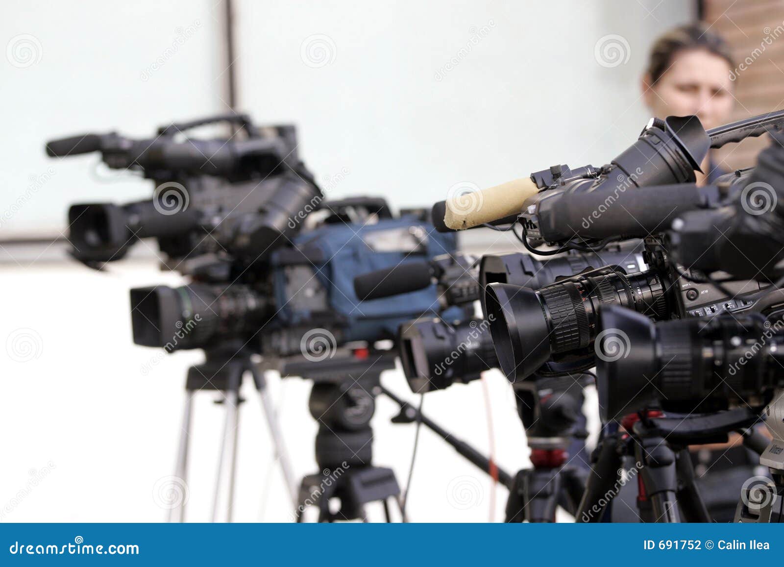 Cameras stock photo. Image of journalism, lens, barrel - 691752