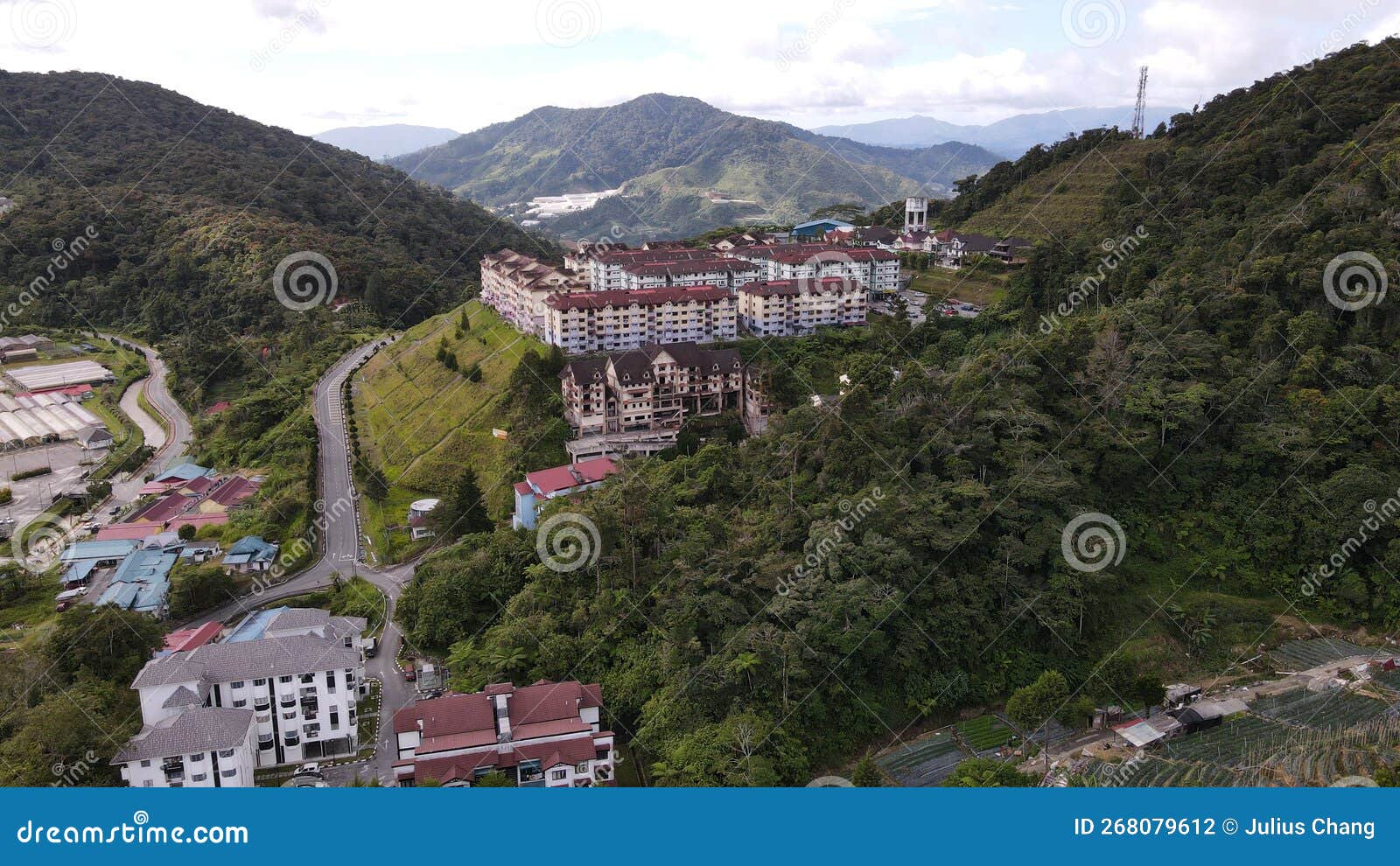 Cameron Highlands, Pahang Malaysia Stock Photo - Image of aerial ...