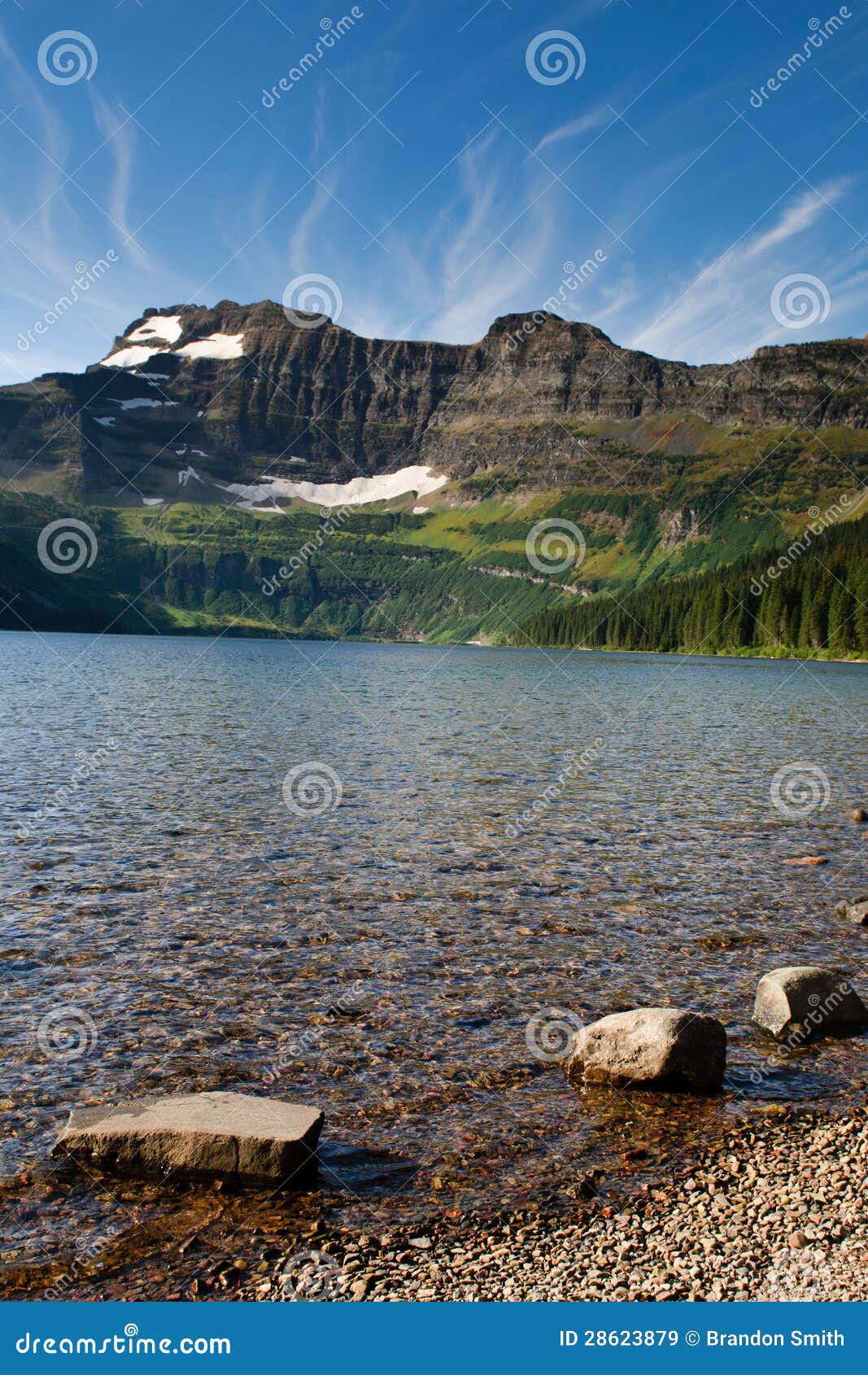 Cameron Lake stock image. Image of trip, green, park - 28623879