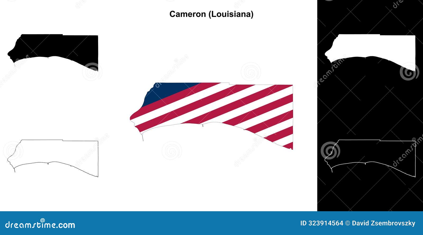 Cameron outline map stock illustration. Illustration of contour - 323914564