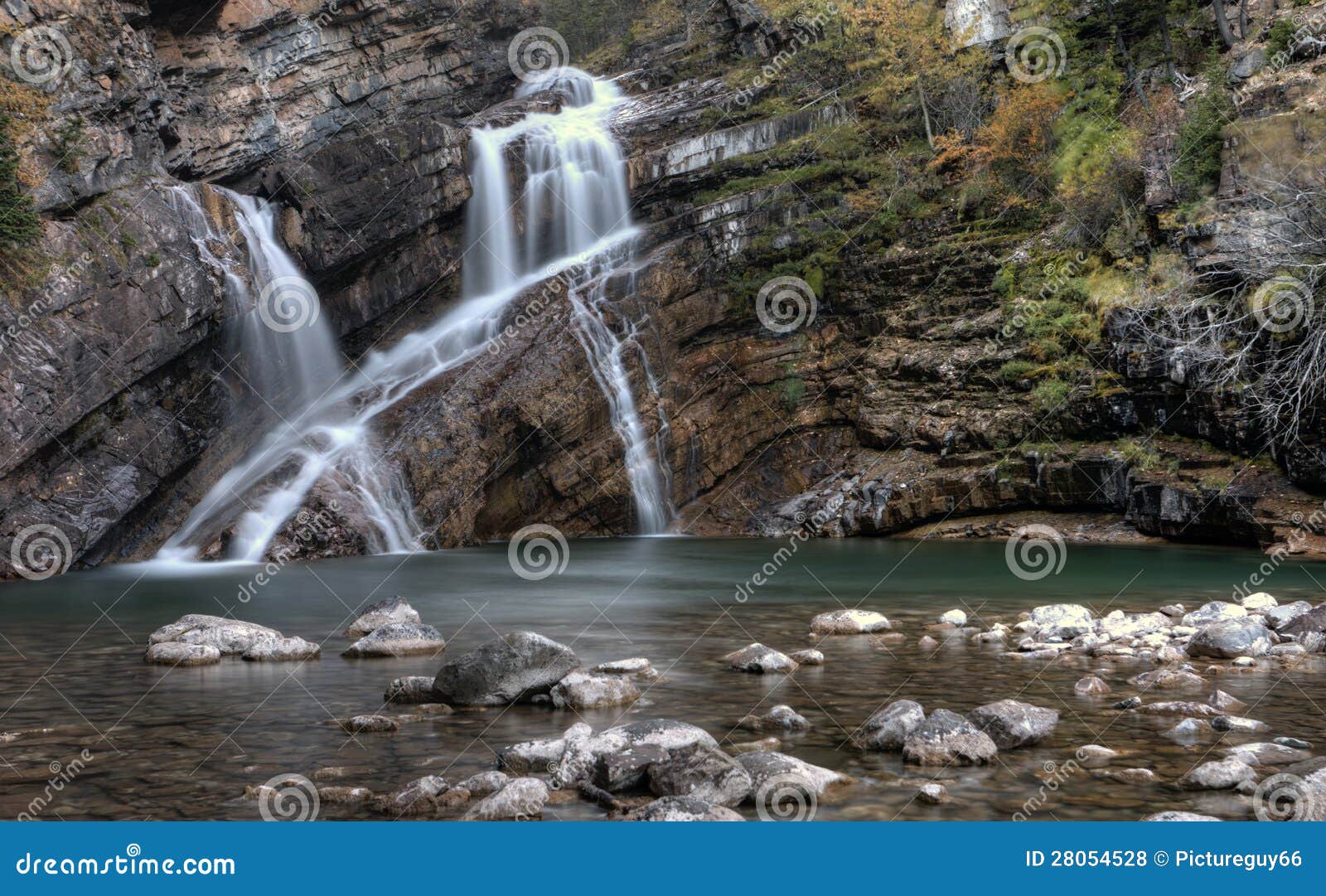 Cameron Waterfall stock photo. Image of water, flow, white - 28054528