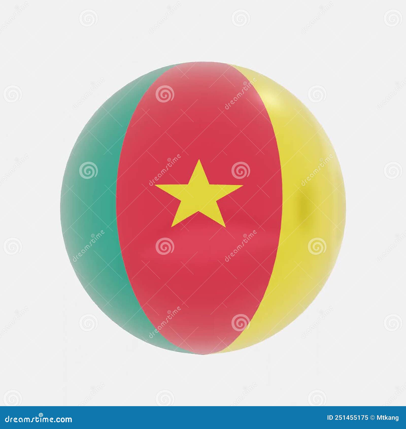 Cameroon Flag Icon or Symbols Stock Illustration - Illustration of ...