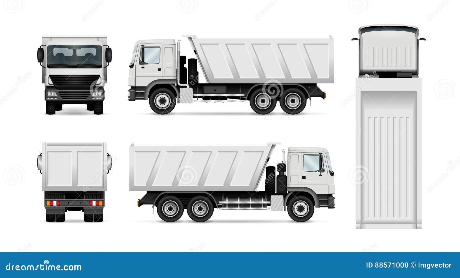 Camión volquete del vector ilustración del vector. Ilustración de ...