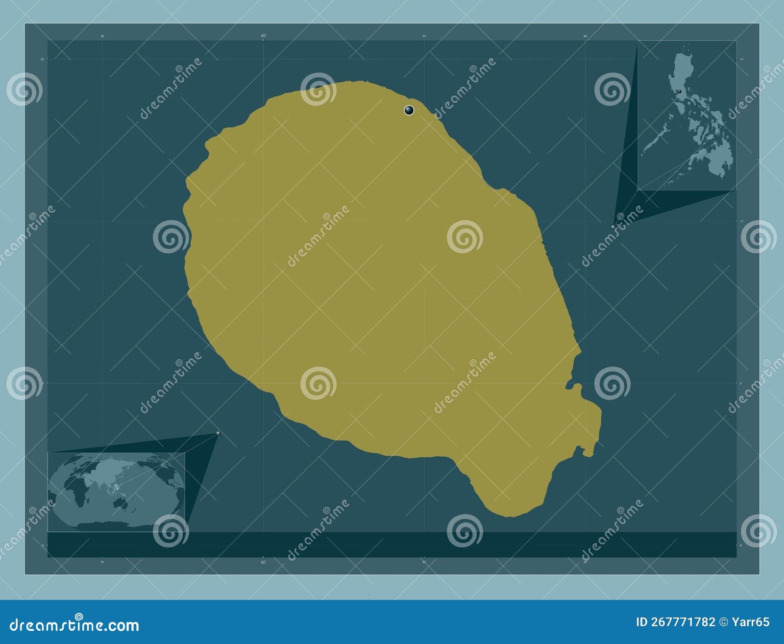 Camiguin, Philippines. Solid. Capital Stock Illustration - Illustration ...
