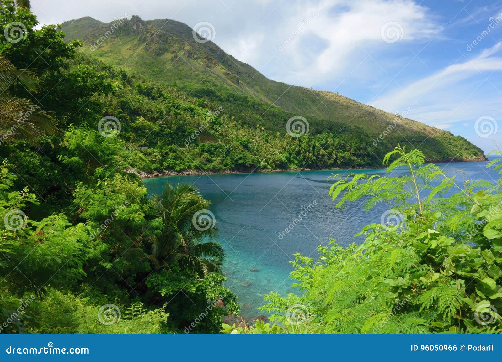 Camiguin volcano stock photo. Image of flora, tourism - 96050966