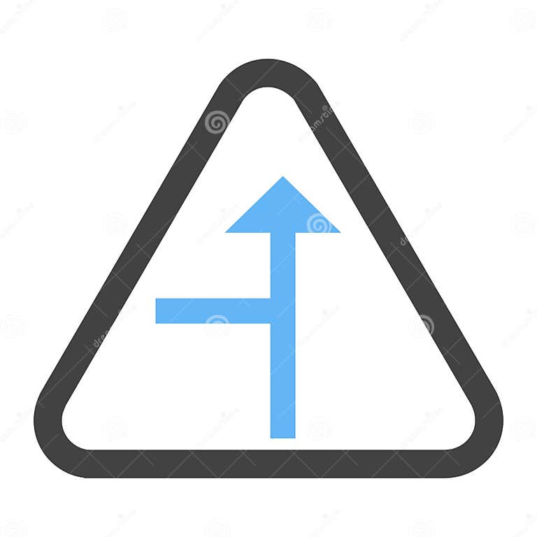 Camino lateral dejado ilustración del vector. Ilustración de transporte ...