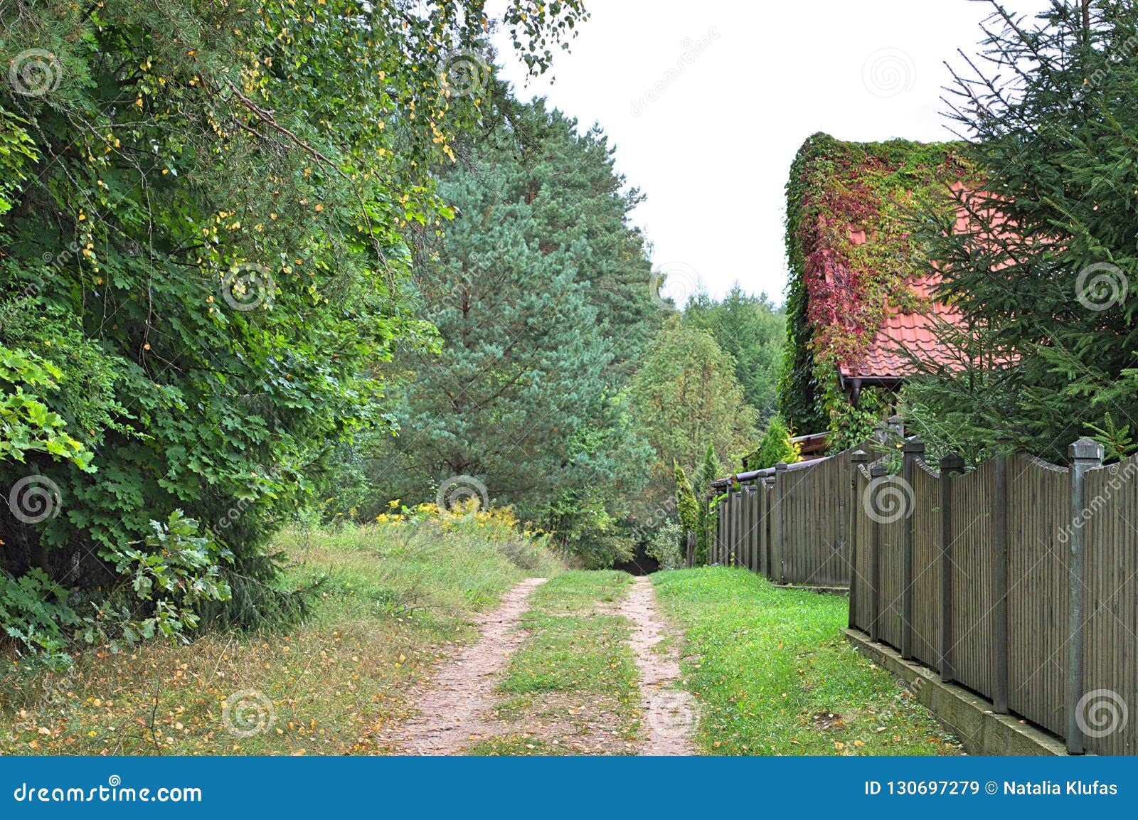 Camino terroso imagen de archivo. Imagen de aldea, terroso - 130697279