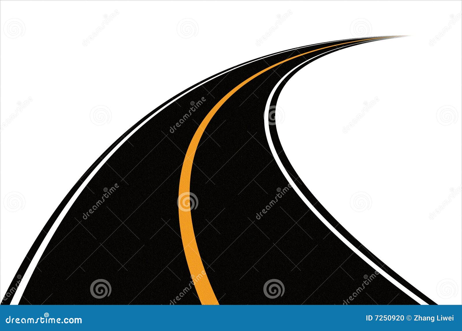 Camino (vector) ilustración del vector. Ilustración de conducir - 7250920