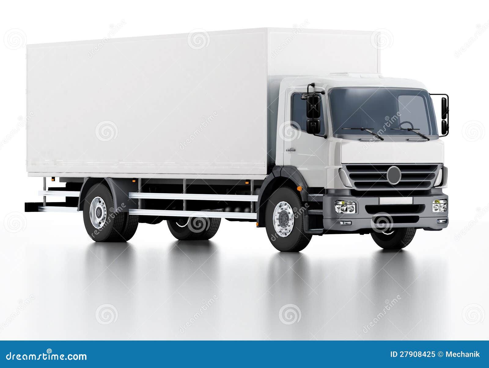 Camion Commercial De La Distribution/cargaison Illustration Stock ...