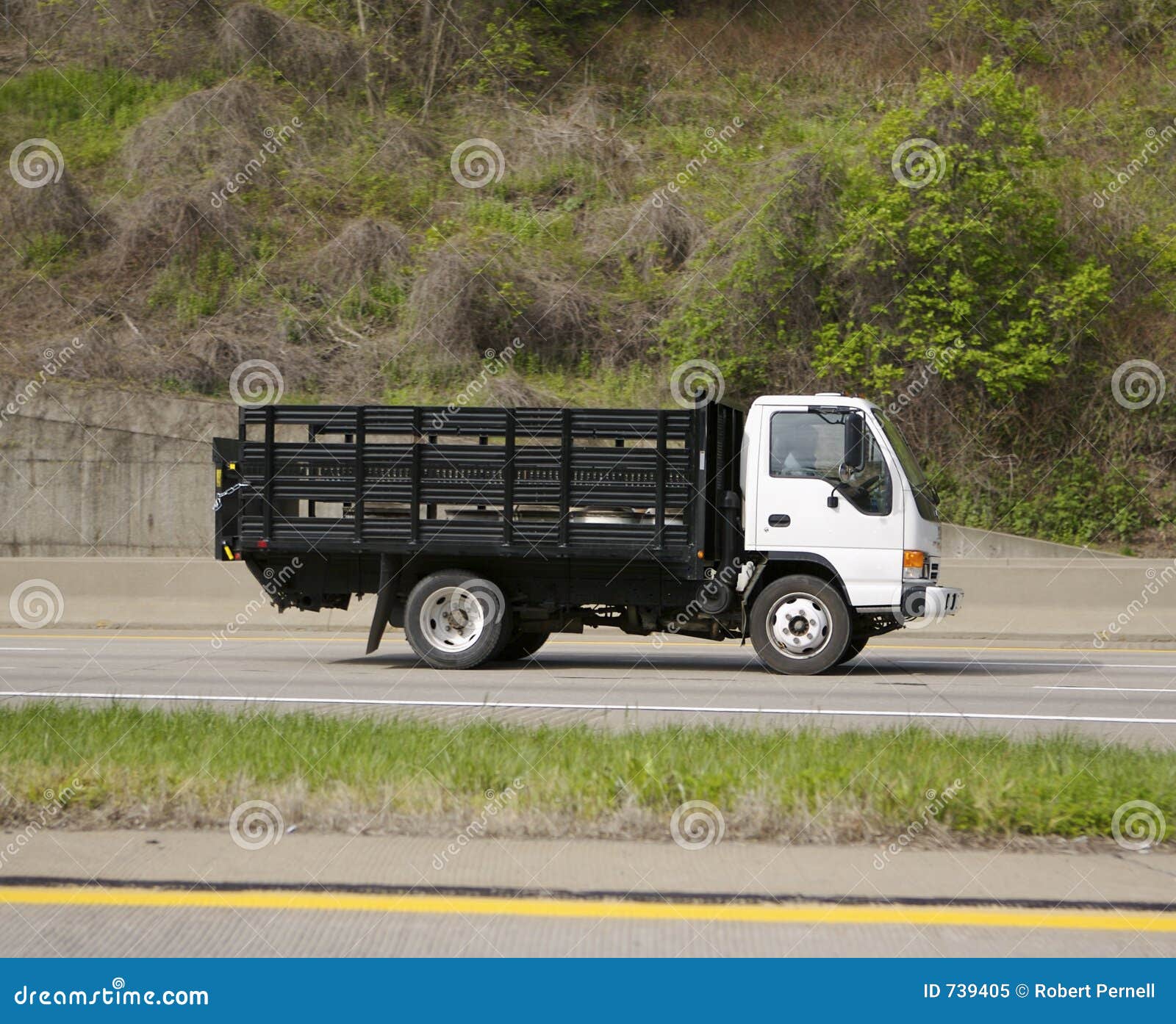 Camion de distribution image stock. Image du boisson, chargement - 739405
