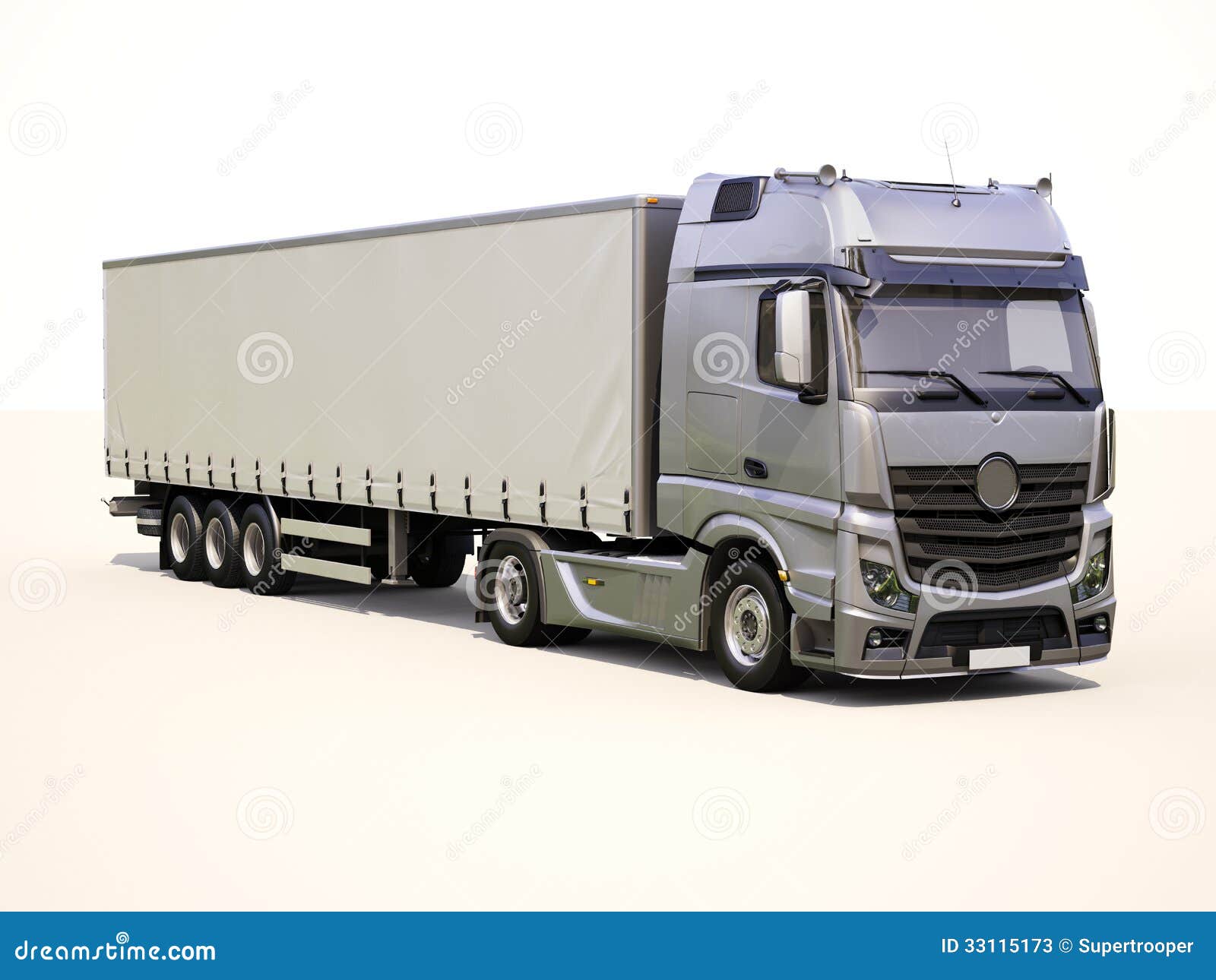 Camion de semi-remorque image stock. Image du chenille - 33115173
