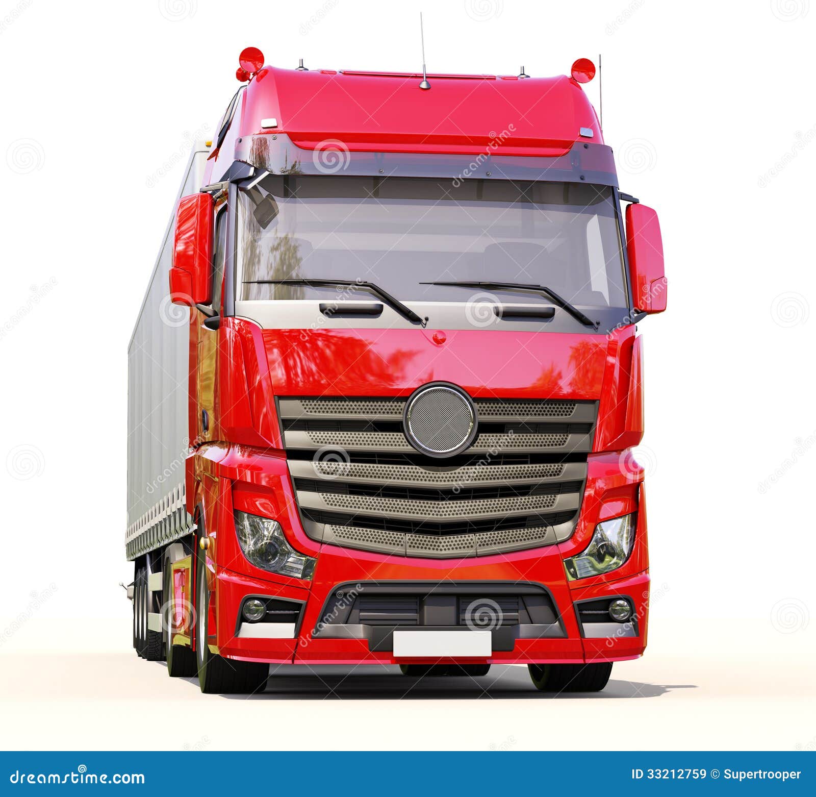 Camion de semi-remorque image stock. Image du actionné - 33212759