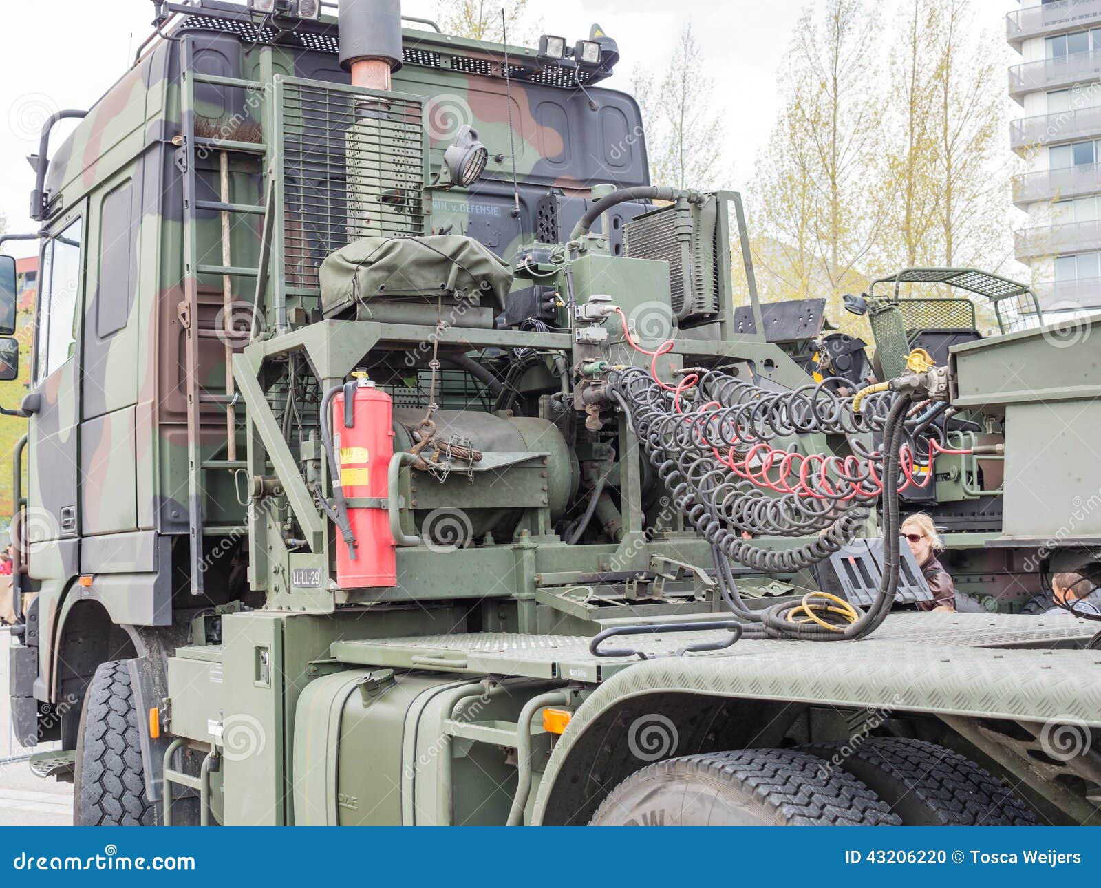 Camion Di Rimorchio Militare Immagine Editoriale - Immagine di macchina ...