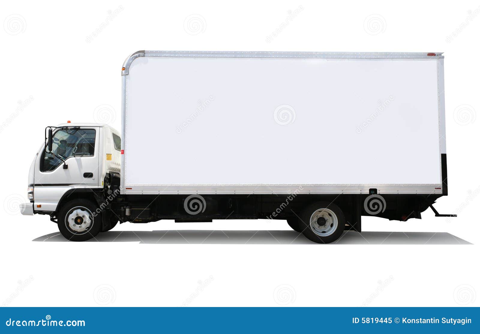 Camion mobile image stock. Image of blanc, vide, voiture - 5819445