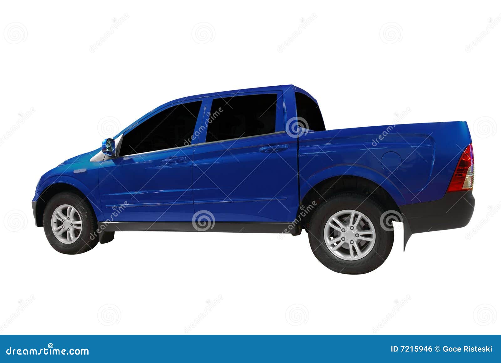 Camionete azul foto de stock. Imagem de transporte, grande - 7215946