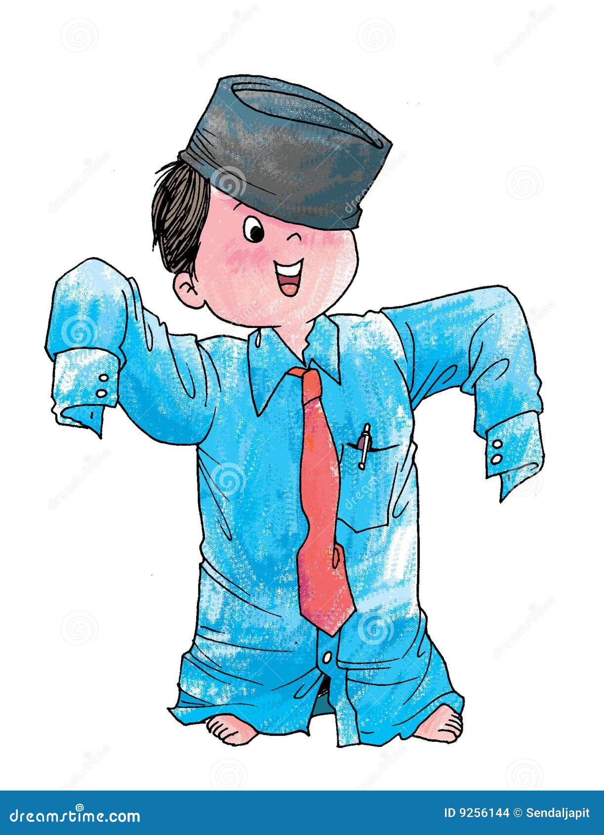 Camisa floja stock de ilustración. Ilustración de hijo - 9256144