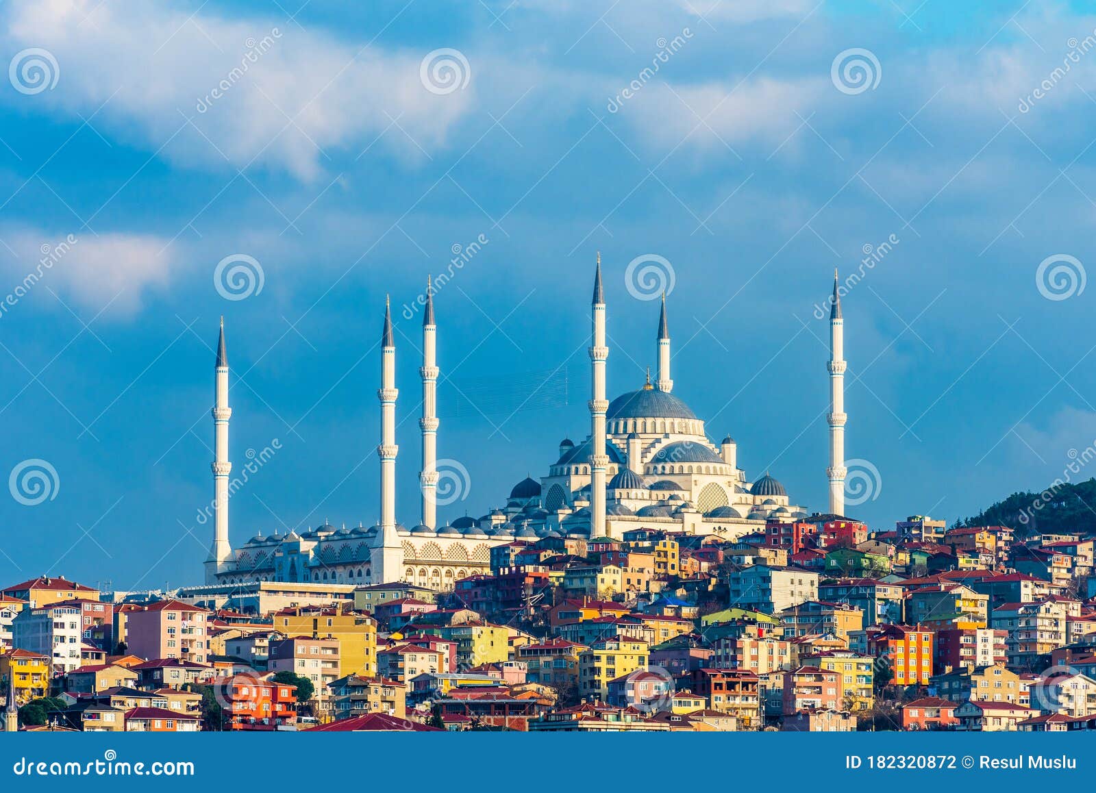 CAMLICA MOSQUE in Istanbul, Turkey. Stock Photo - Image of culture ...