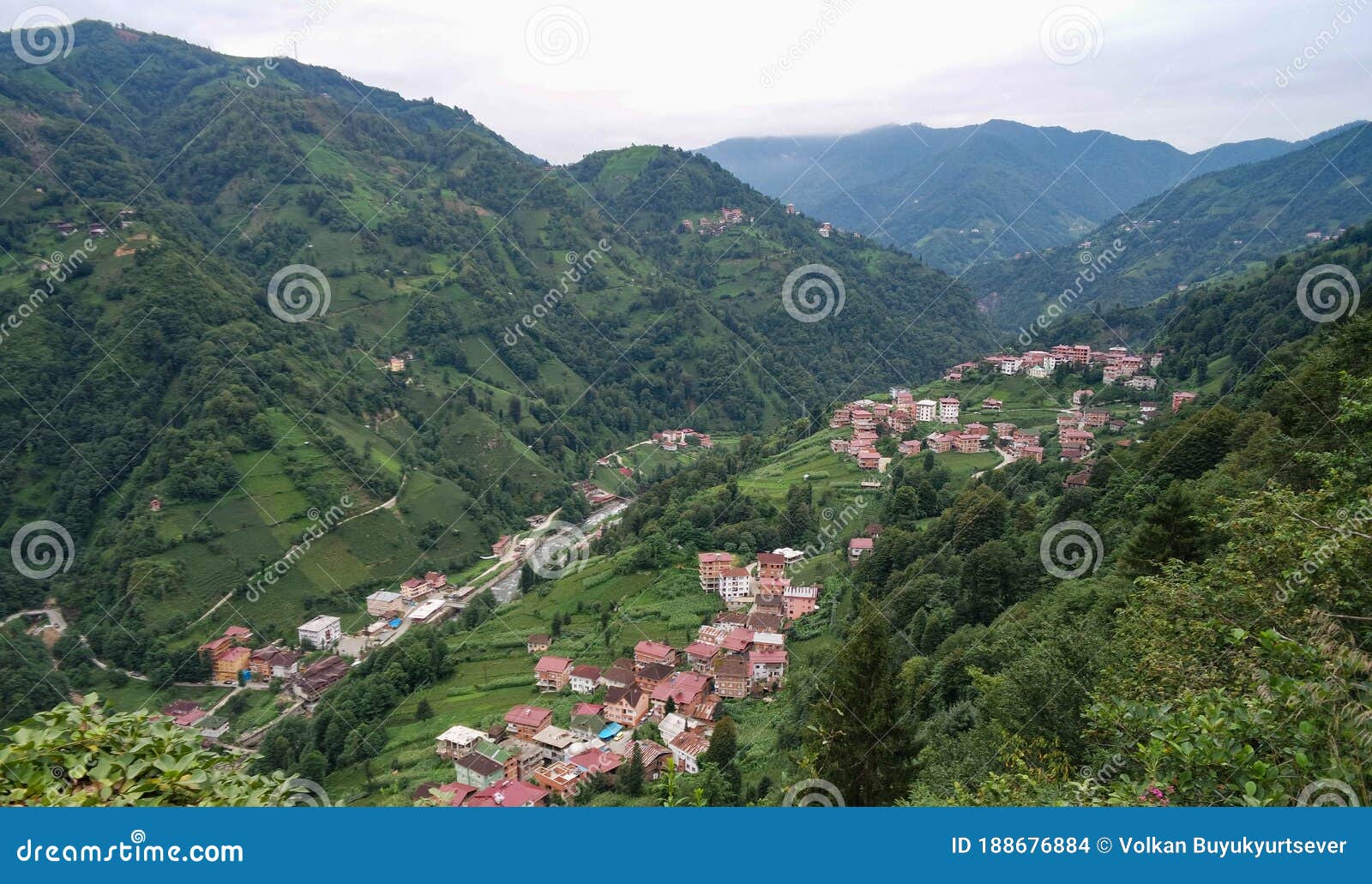 Camlihemsin District Landscape in Turkey Stock Photo - Image of ...