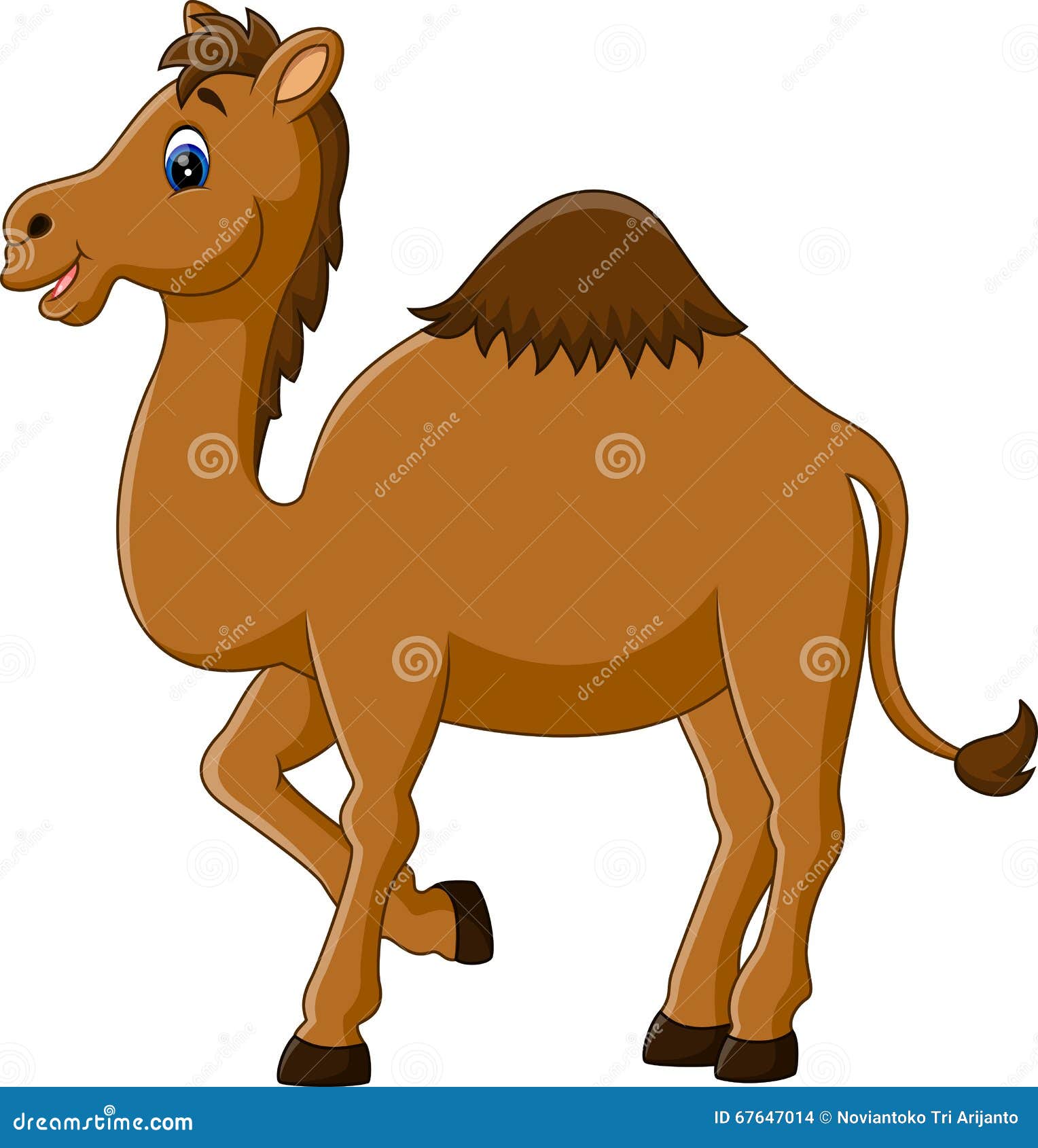 Cammello Divertente Sveglio Illustrazione Vettoriale - Illustrazione di ...