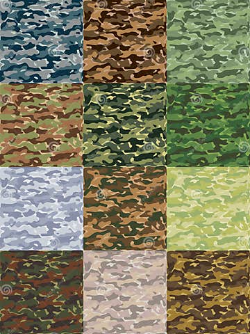 Camo pattern stock vector. Illustration of colorful, armed - 24444482