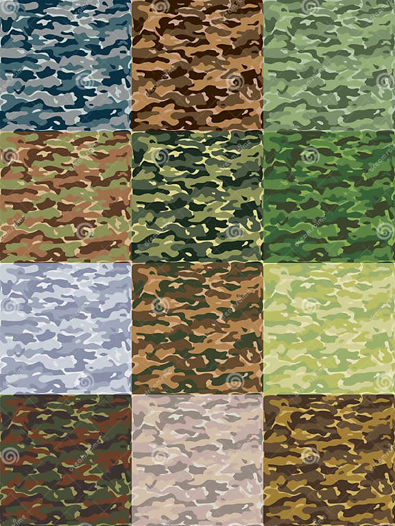 Camo pattern stock vector. Illustration of colorful, armed - 24444482